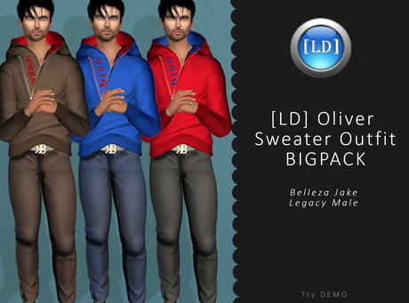 Second Life Marketplace - [LD] Oliver Outfits BIGPACK [ADD ME]